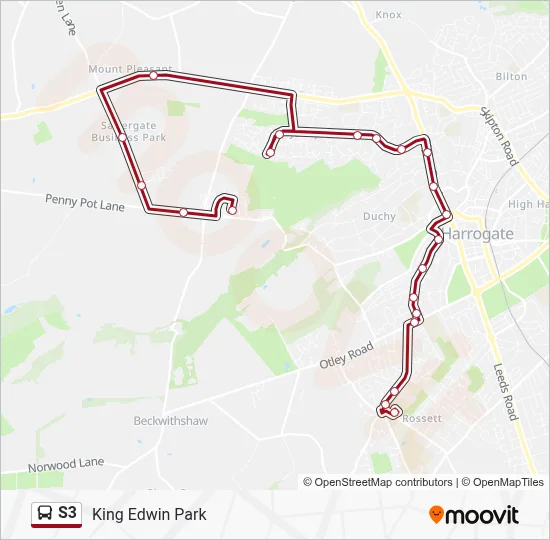 S3 Route: Schedules, Stops & Maps - King Edwin Park (Updated)