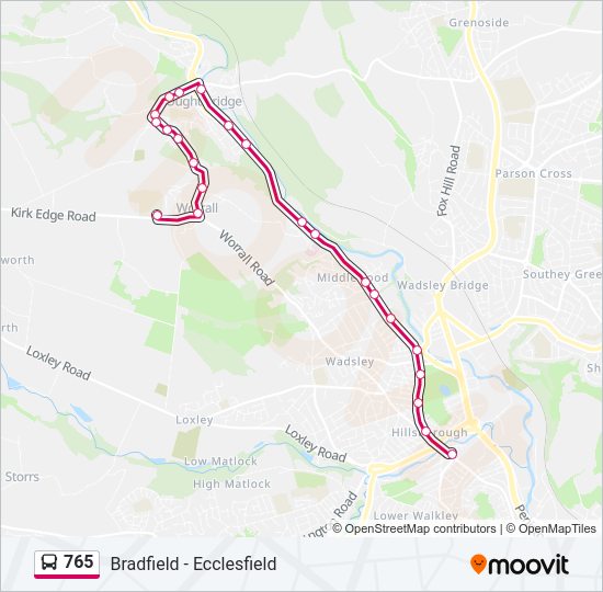 765 Route: Schedules, Stops & Maps - Hillsborough (Updated)