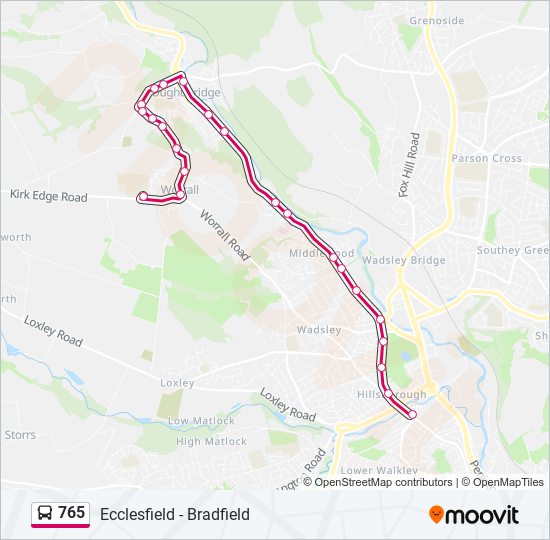 765 Route: Schedules, Stops & Maps - Hillsborough (Updated)