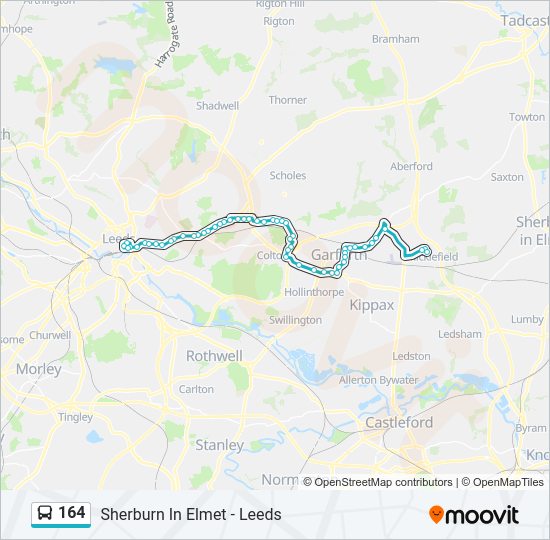 164 Route: Schedules, Stops & Maps - Micklefield (Updated)