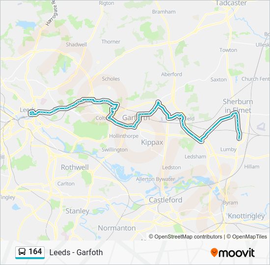 164 Route: Schedules, Stops & Maps - Beech Drive (Updated)
