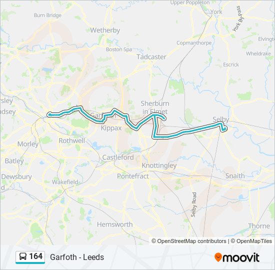 164 Route: Schedules, Stops & Maps - Selby (Updated)