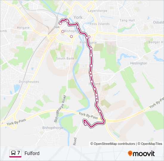 7 Route: Schedules, Stops & Maps - York (Updated)