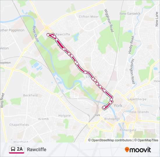 2a Route: Schedules, Stops & Maps - York (Updated)