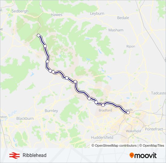 northern Route: Schedules, Stops & Maps - Ribblehead (Updated)