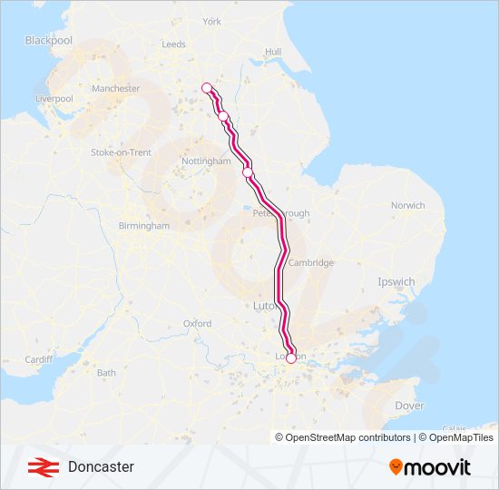 hull trains Route: Schedules, Stops & Maps - Doncaster (Updated)