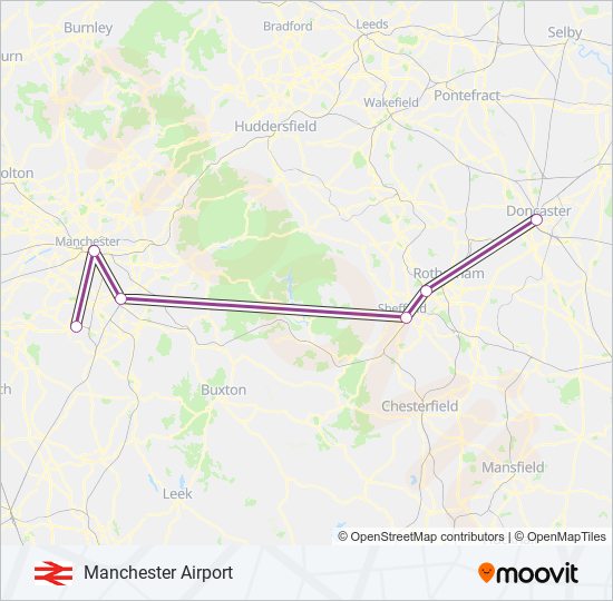 transpennine express Route: Schedules, Stops & Maps - Manchester ...
