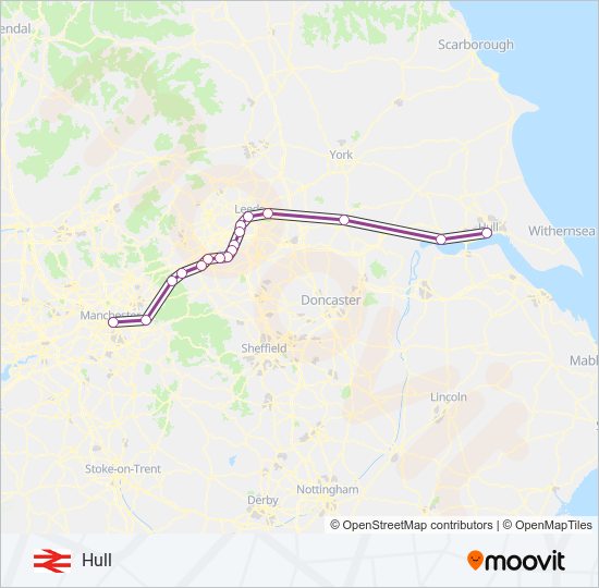 transpennine express Route: Schedules, Stops & Maps - Hull (Updated)