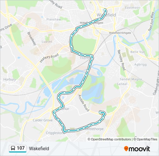 107 Route: Schedules, Stops & Maps - Bus Station (Updated)