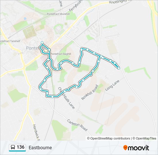 136 Route: Schedules, Stops & Maps - Eastbourne (Updated)