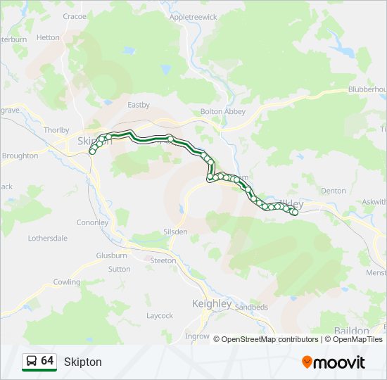 64 Route: Schedules, Stops & Maps - Skipton (Updated)