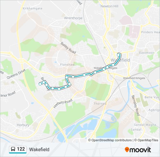 122 Route: Schedules, Stops & Maps - Dacre Avenue (Updated)