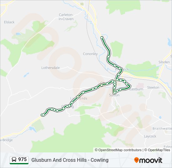 975 Route: Schedules, Stops & Maps - Ings Lane (Updated)
