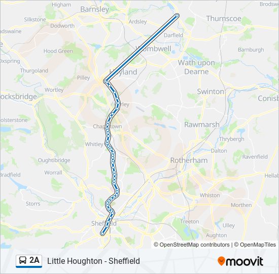 2a Route: Schedules, Stops & Maps - Grimethorpe (Updated)