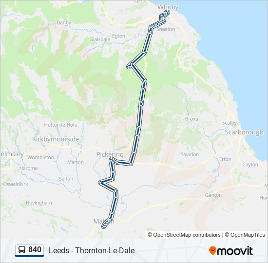 840 Route: Schedules, Stops & Maps - Malton (Updated)