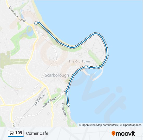 109 Route: Schedules, Stops & Maps - Corner Cafe (Updated)