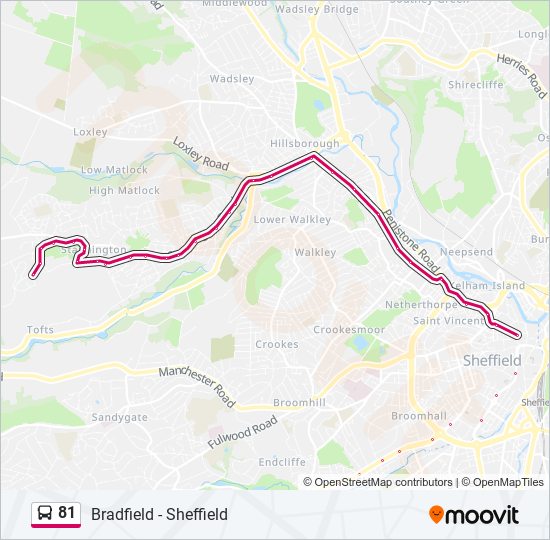 81 Route: Schedules, Stops & Maps - Stannington (Updated)