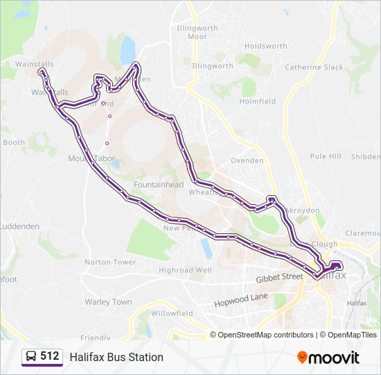 512 Route: Schedules, Stops & Maps - Halifax Bus Station (Updated)