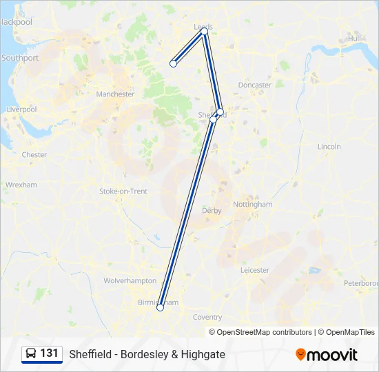 131 Route: Schedules, Stops & Maps - Huddersfield Town Centre ...