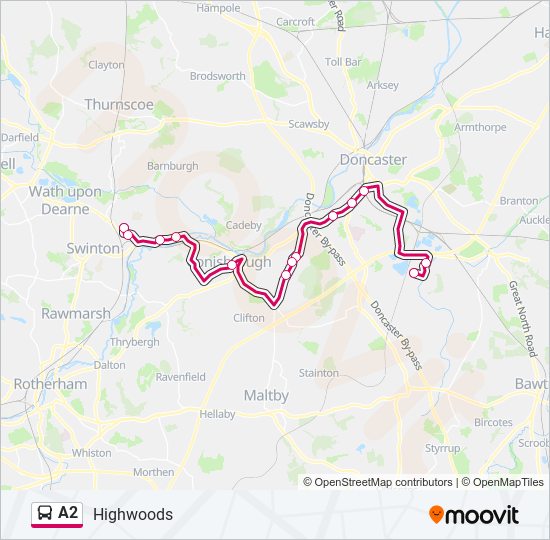 a2 Route: Schedules, Stops & Maps - Highwoods (Updated)