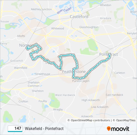 147 Route: Schedules, Stops & Maps - Normanton (Updated)