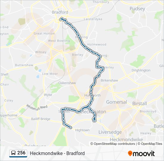 256 Route: Schedules, Stops & Maps - Old Pack Horse Ph (Updated)