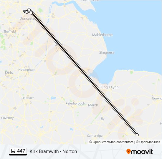 447 Route: Schedules, Stops & Maps - Campsall (Updated)