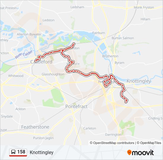 158 Route: Schedules, Stops & Maps - Knottingley (Updated)