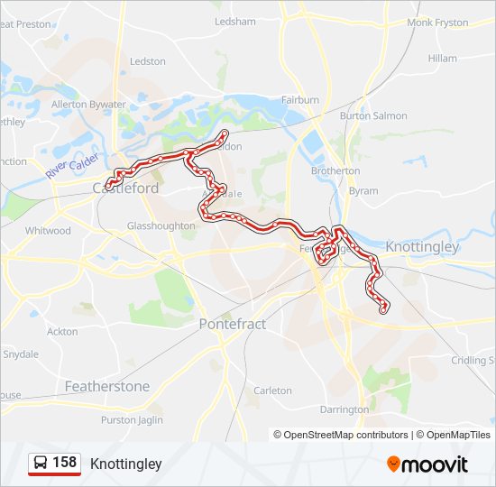 158 Route: Schedules, Stops & Maps - Knottingley (Updated)