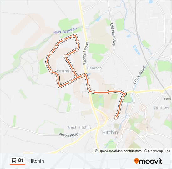81 Route Schedules Stops Maps Hitchin Updated 81 Route Schedules Stops Maps Hitchin Updated