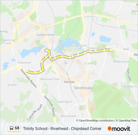 s8 Route: Schedules, Stops & Maps - Greatness (Updated)