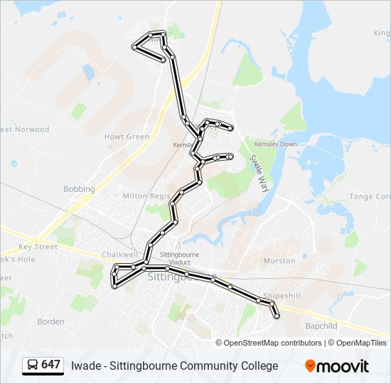 647 Route: Schedules, Stops & Maps - Snipeshill (Updated)
