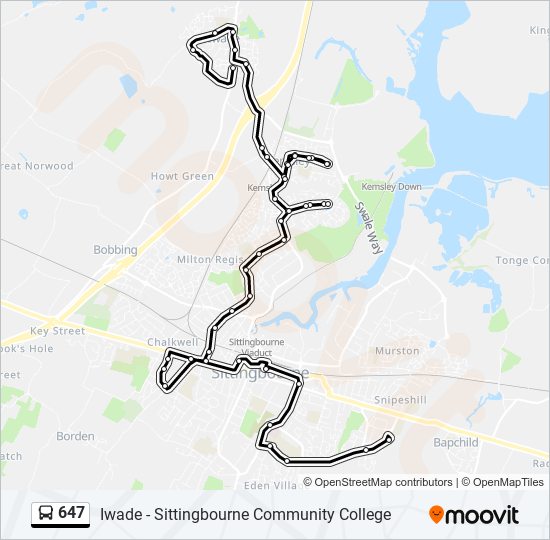 647 Route: Schedules, Stops & Maps - Snipeshill (Updated)