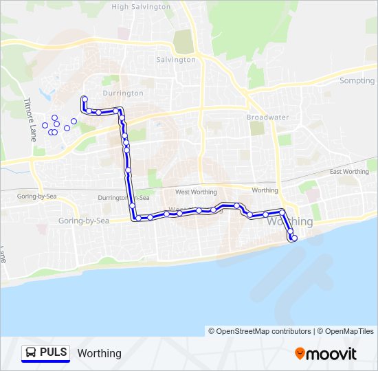 PULS Route: Schedules, Stops & Maps - Worthing (Updated)