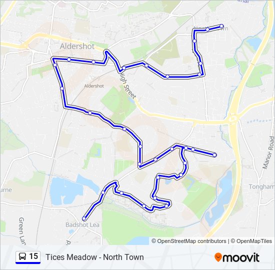 15 Route: Schedules, Stops & Maps - North Town (Updated)