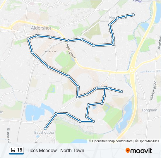 15 Route: Schedules, Stops & Maps - North Town (Updated)