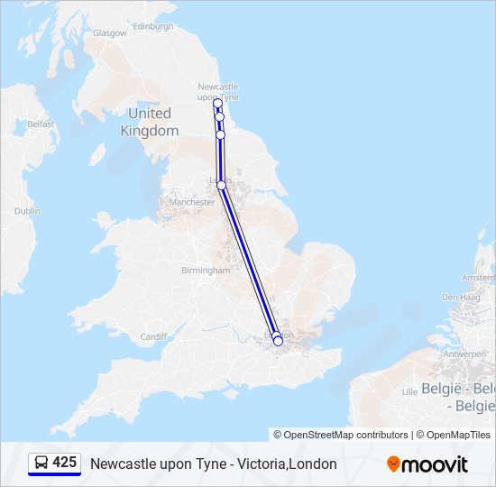 425 Route: Schedules, Stops & Maps - Victoria (Updated)