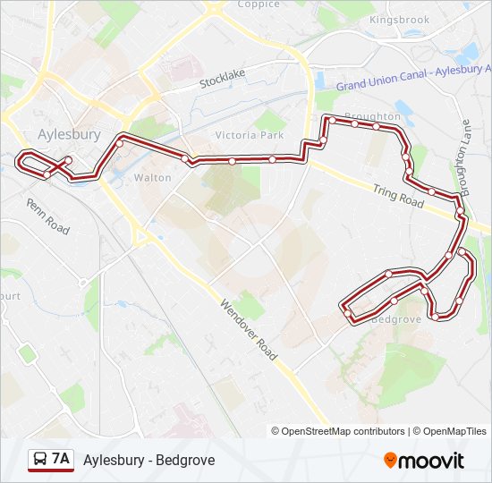 7A Route: Schedules, Stops & Maps - Aylesbury (Updated)