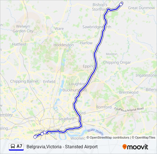 a7 Route: Schedules, Stops & Maps - Victoria (Updated)
