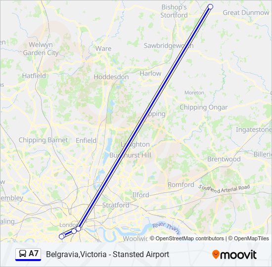 a7 Route: Schedules, Stops & Maps - Victoria (Updated)