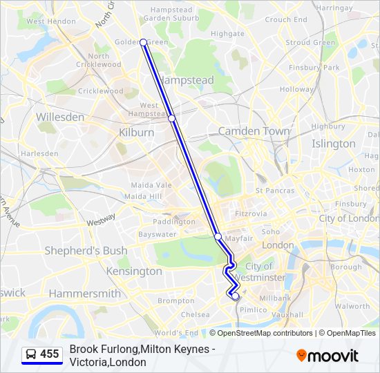 455 Route: Schedules, Stops & Maps - Victoria (Updated)