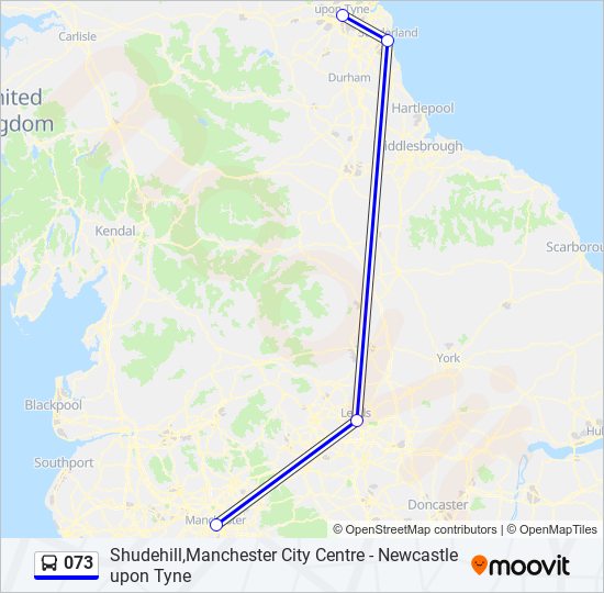 073 Route: Schedules, Stops & Maps - Shudehill (Updated)
