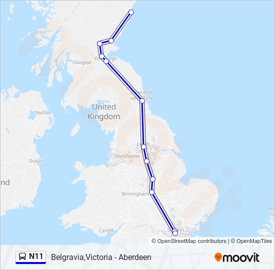 n11 Route: Schedules, Stops & Maps - Aberdeen (Updated)