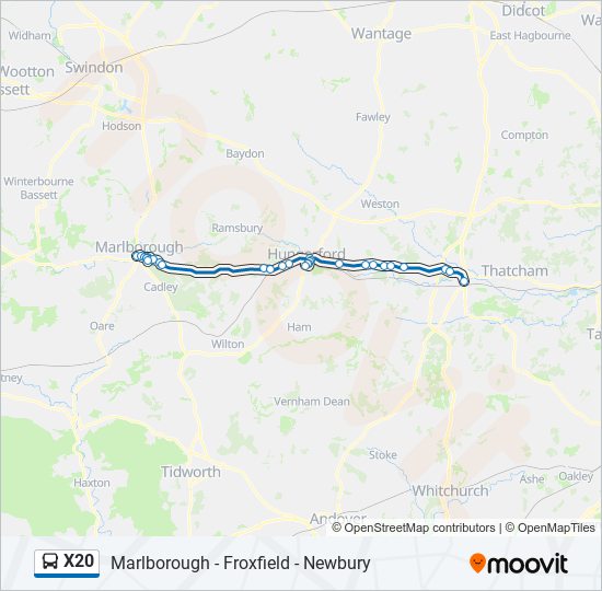 x20 Route: Schedules, Stops & Maps - Newbury (Updated)