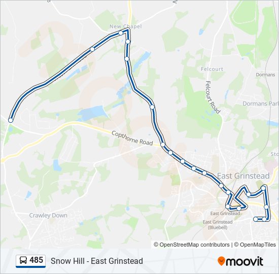 485 Route: Schedules, Stops & Maps - Domewood (Updated)