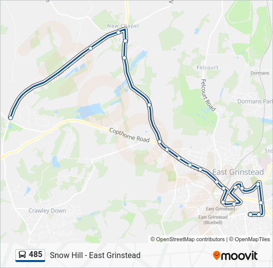 485 Route: Schedules, Stops & Maps - Domewood (Updated)