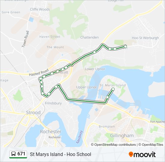 671 Route: Schedules, Stops & Maps - St Marys Island (Updated)
