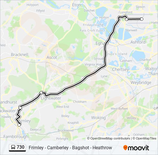 730 Route: Schedules, Stops & Maps - Heathrow Airport (Updated)