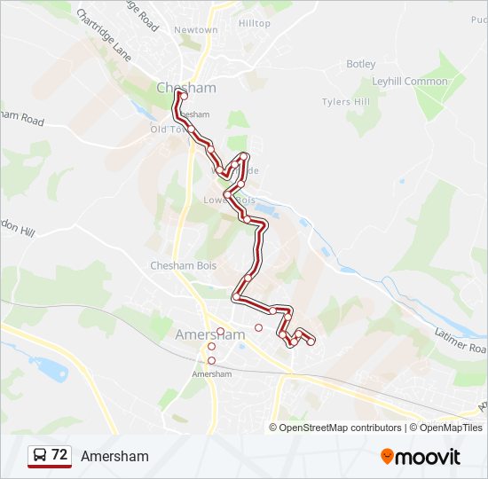 72 Route Schedules Stops Maps Amersham Updated 72 Route Schedules Stops Maps Amersham Updated