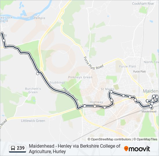 239 Route: Schedules, Stops & Maps - Hurley (Updated)